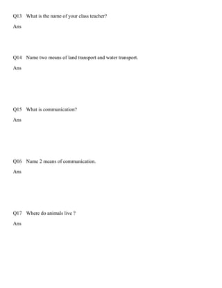General knowledge practice | PDF