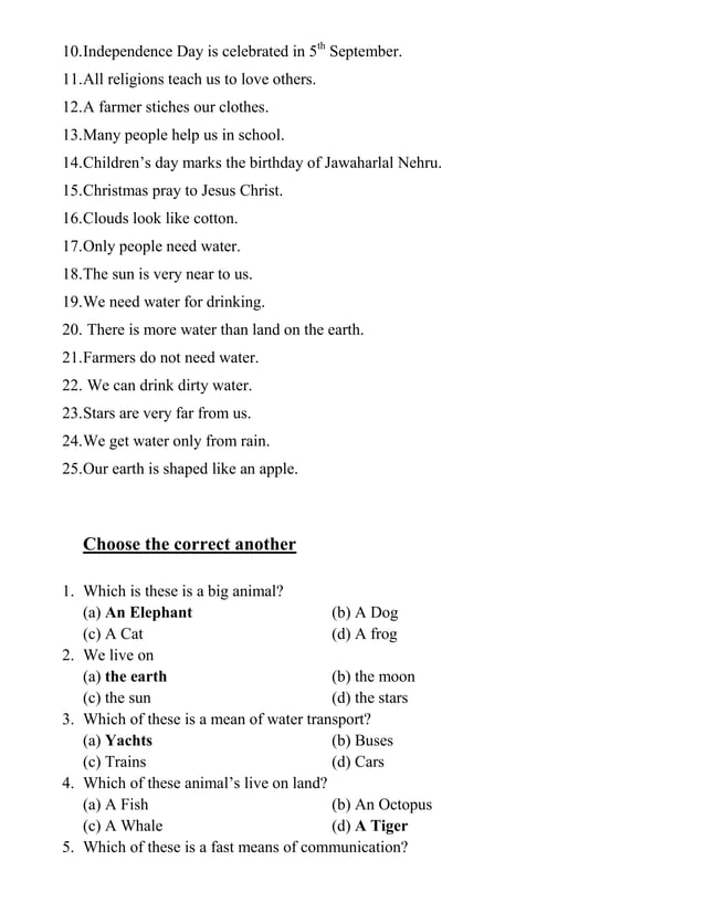 General knowledge practice | PDF