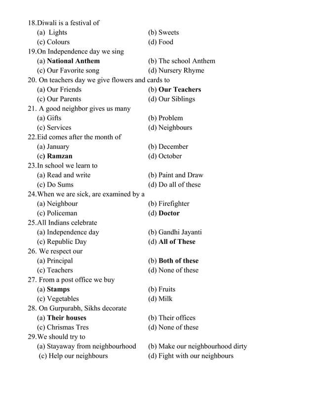 General knowledge practice | PDF