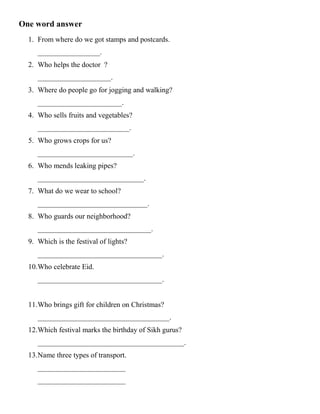 General knowledge practice | PDF