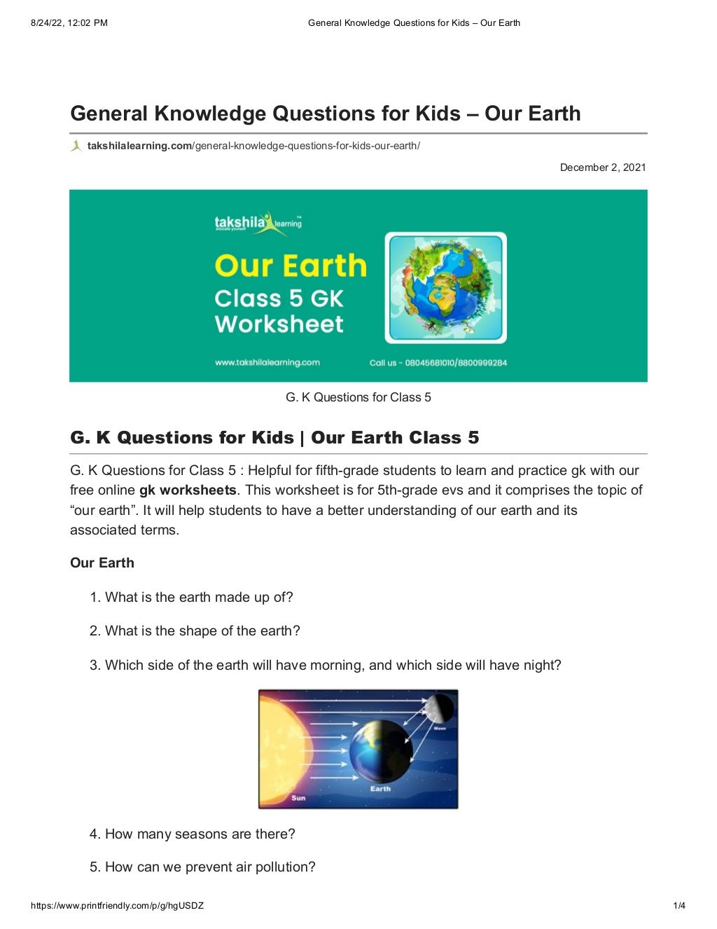 General Knowledge Questions for Kids – Our Earth.pdf