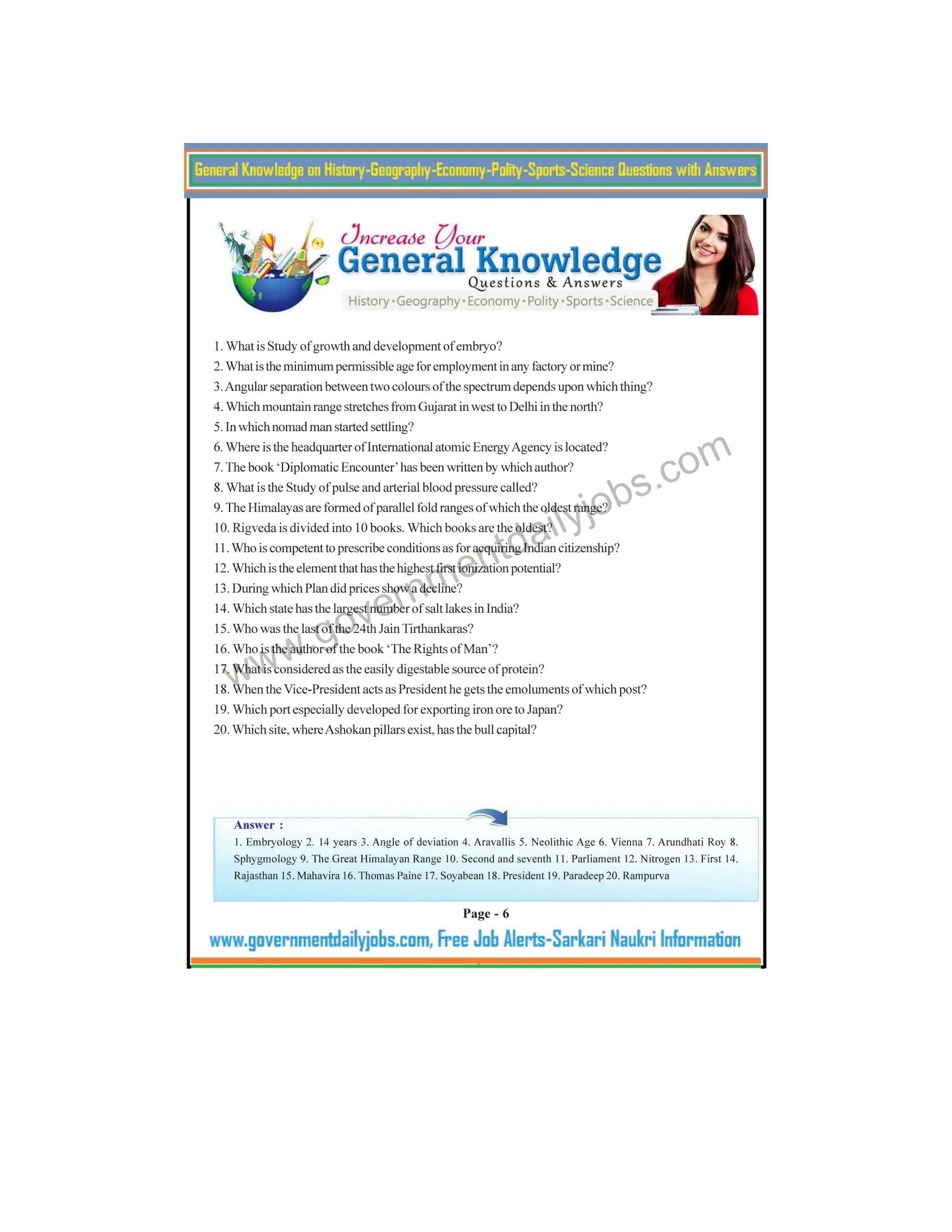 General Knowledge Questions with Answers-1.pdf | Education