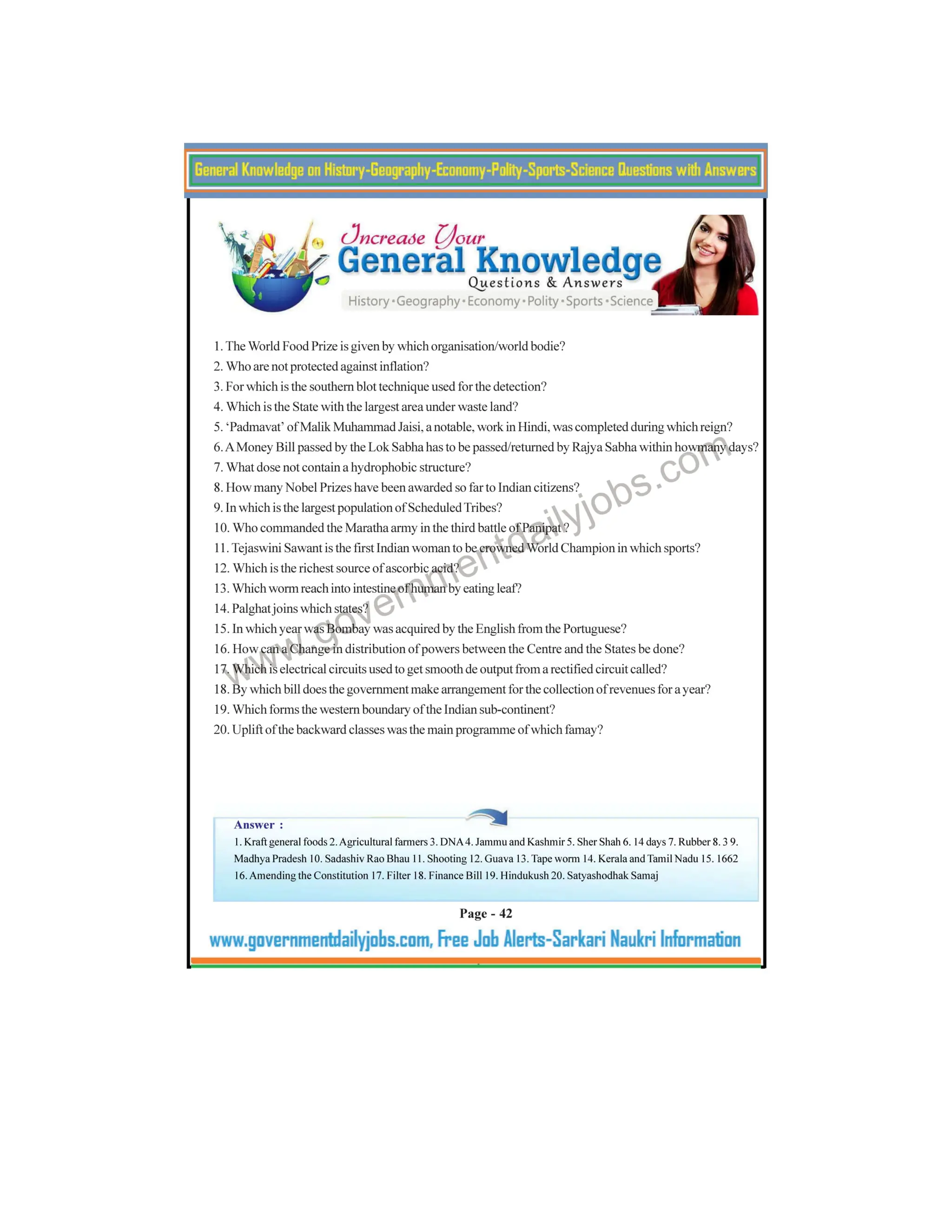 General Knowledge Questions with Answers-1.pdf | Education