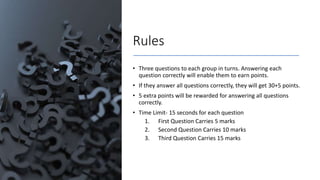 General knowledge quiz | PPTX