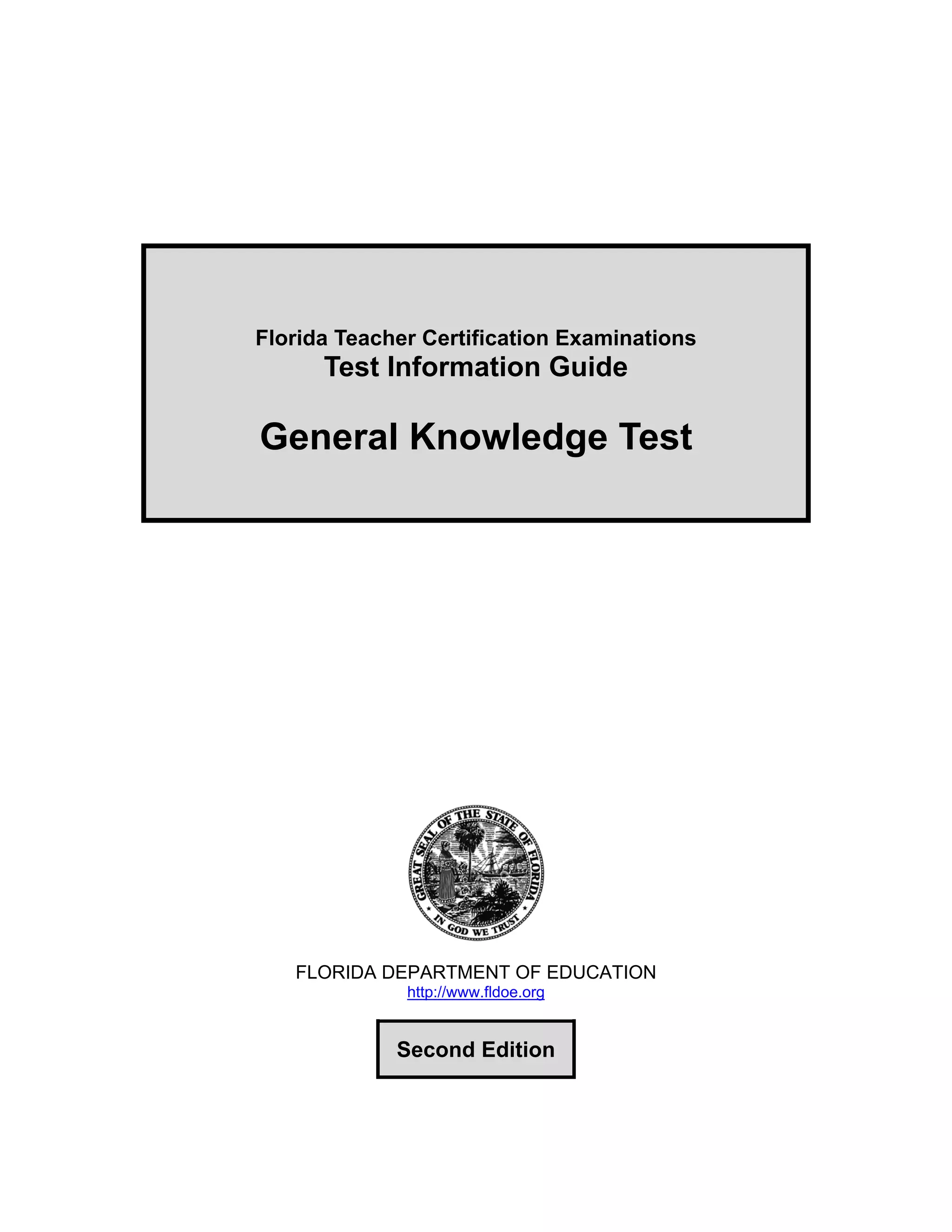 General Knowledge Review 2nd edition | PDF | Standardized Testing ...