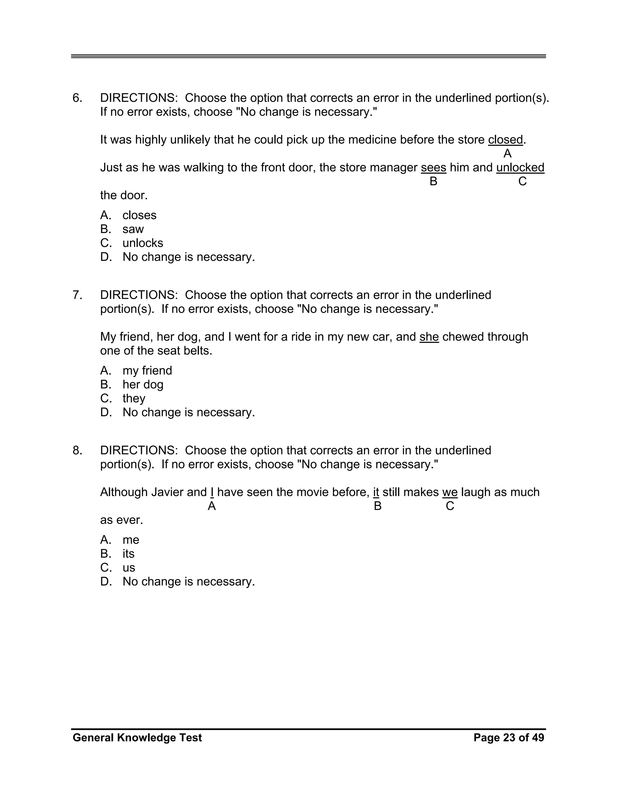 General Knowledge Review 2nd edition | PDF | Standardized Testing ...