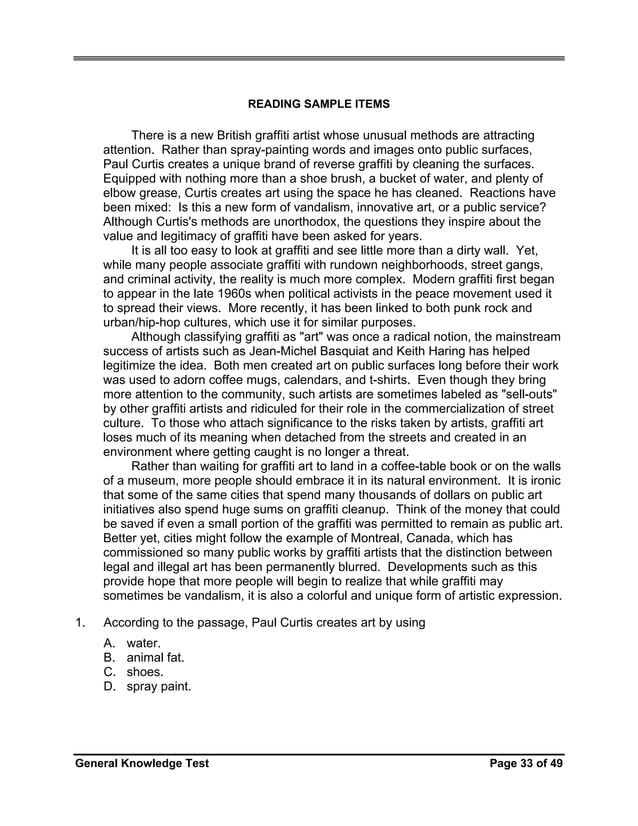 General Knowledge Review 2nd edition | PDF