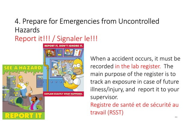 Item 10. Training on health and safety (in French and English) | PPT