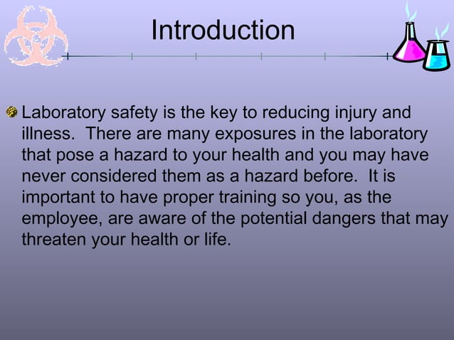 General laboratory safety training 1 | PPT