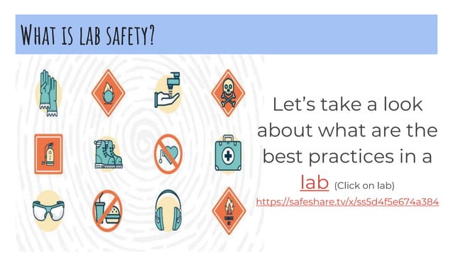 General lab safety | PPTX | First Aid | Injuries