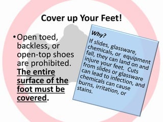 General Lab Safety Rules, NVCC Manassas | PPT