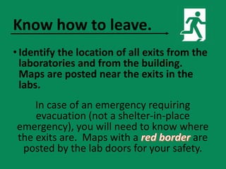 General Lab Safety Rules, NVCC Manassas | PPT