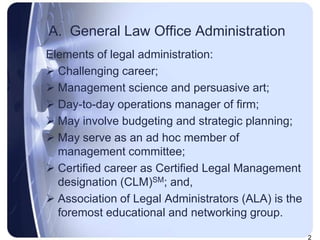 General Law Office Administration Power Point | PPTX | Legal Services ...