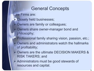 General Law Office Administration Power Point | PPTX