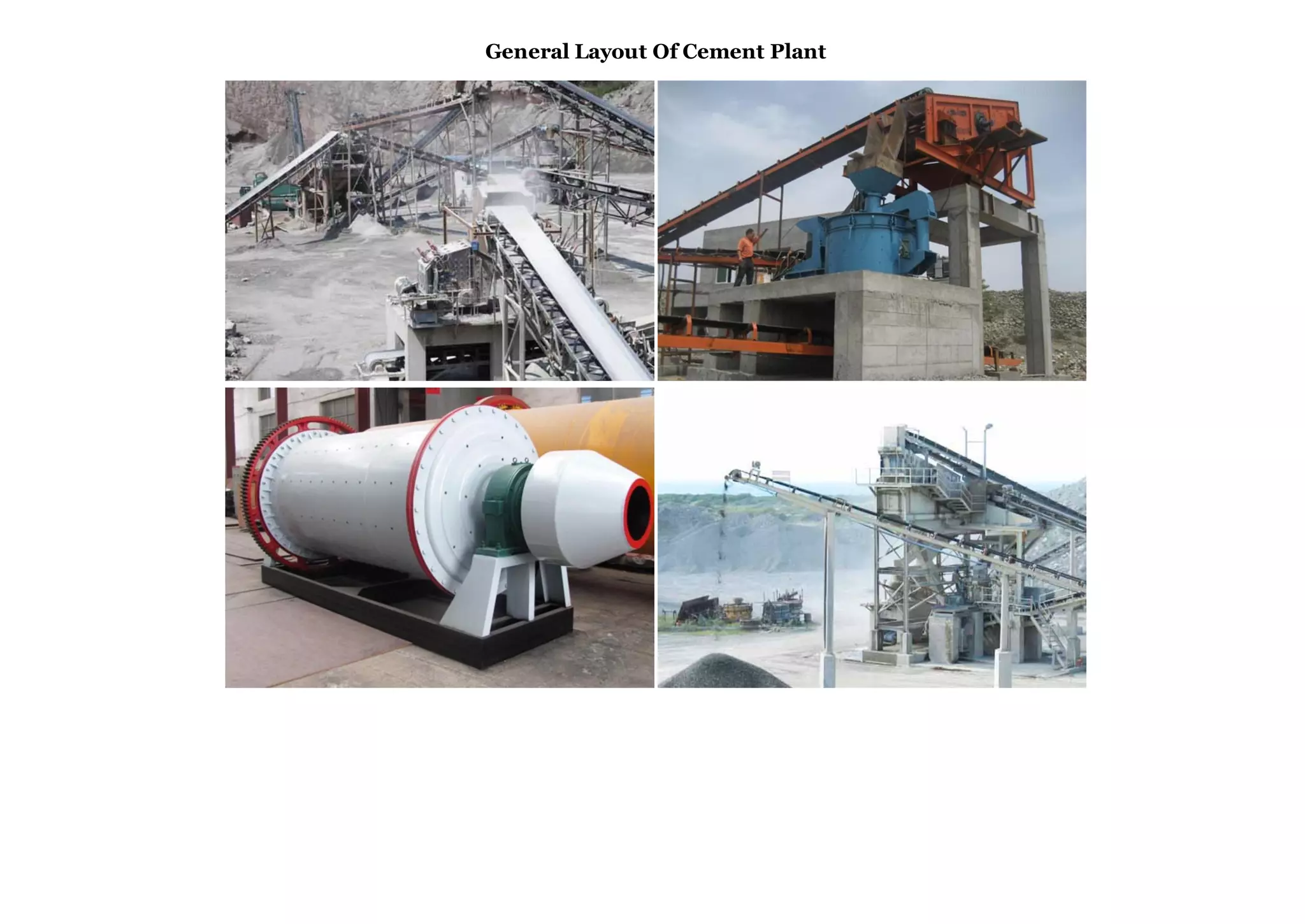 General layout of cement plant | PDF