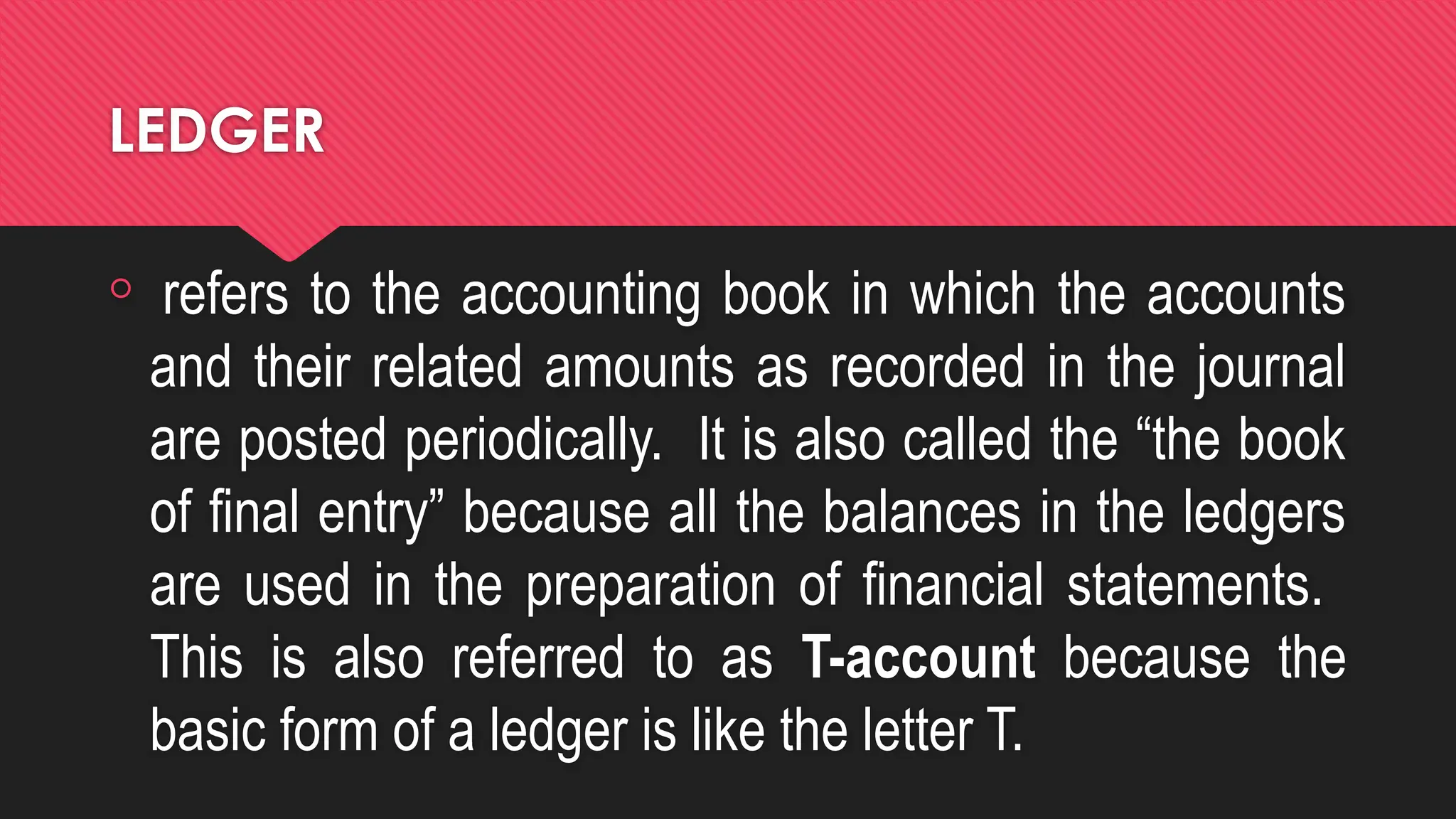 COMPONENTS OF A GENERAL LEDGER AND ITS PROCEDURE | PPTX