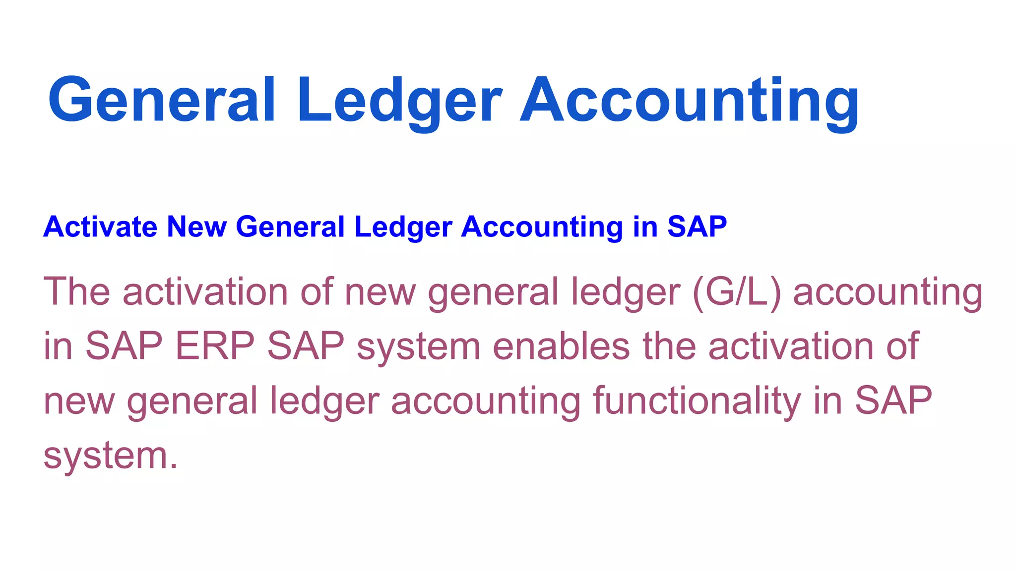 General ledger accounting | PPTX