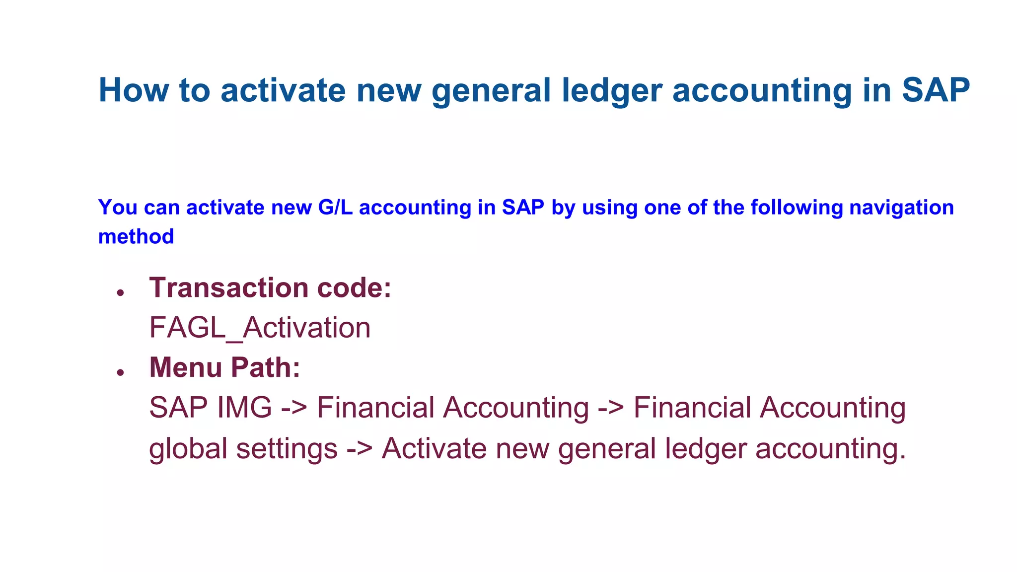 General ledger accounting | PPTX