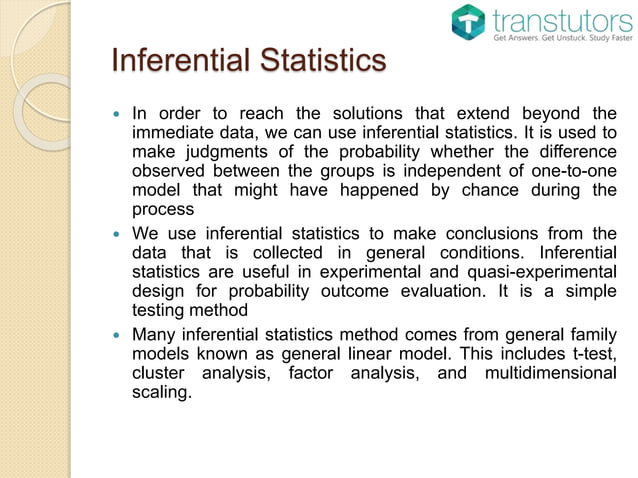 General Linear Model | Statistics | PPTX