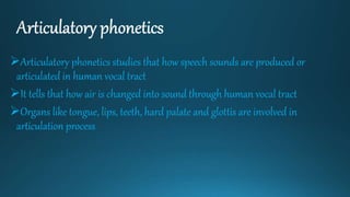 General linguistics | PPT