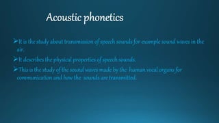 General linguistics | PPTX