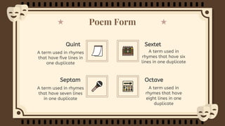 DEFINITION AND CHARACTERISTIC OF POEM | PPTX