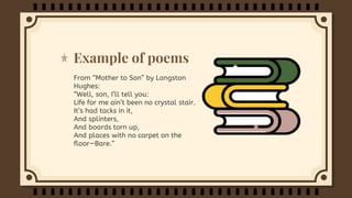 DEFINITION AND CHARACTERISTIC OF POEM | PPTX