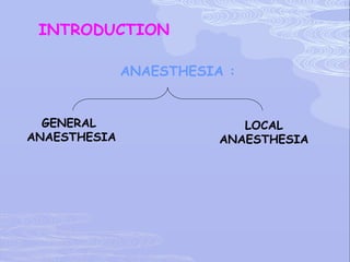 General and local anesthetics | PPT