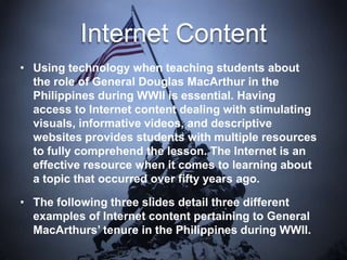 General MacArthur and the Philippines | PPTX