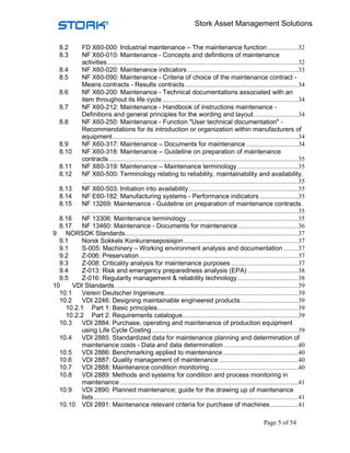 General Maintenance Standards V0.6 | PDF