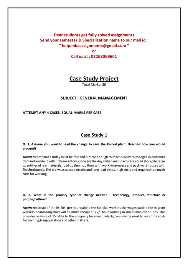 General management | PDF