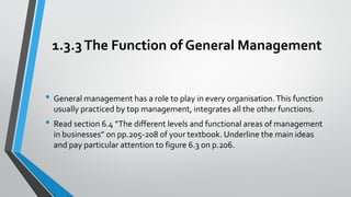 Business Management 5111: General management | PPT