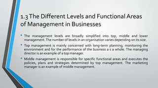 Business Management 5111: General management | PPT