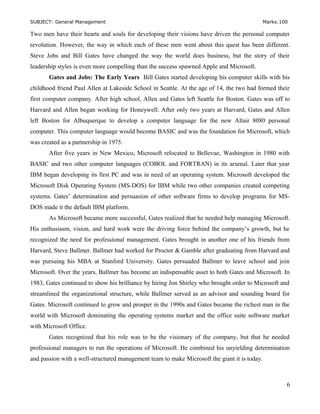 General management 1 | PDF