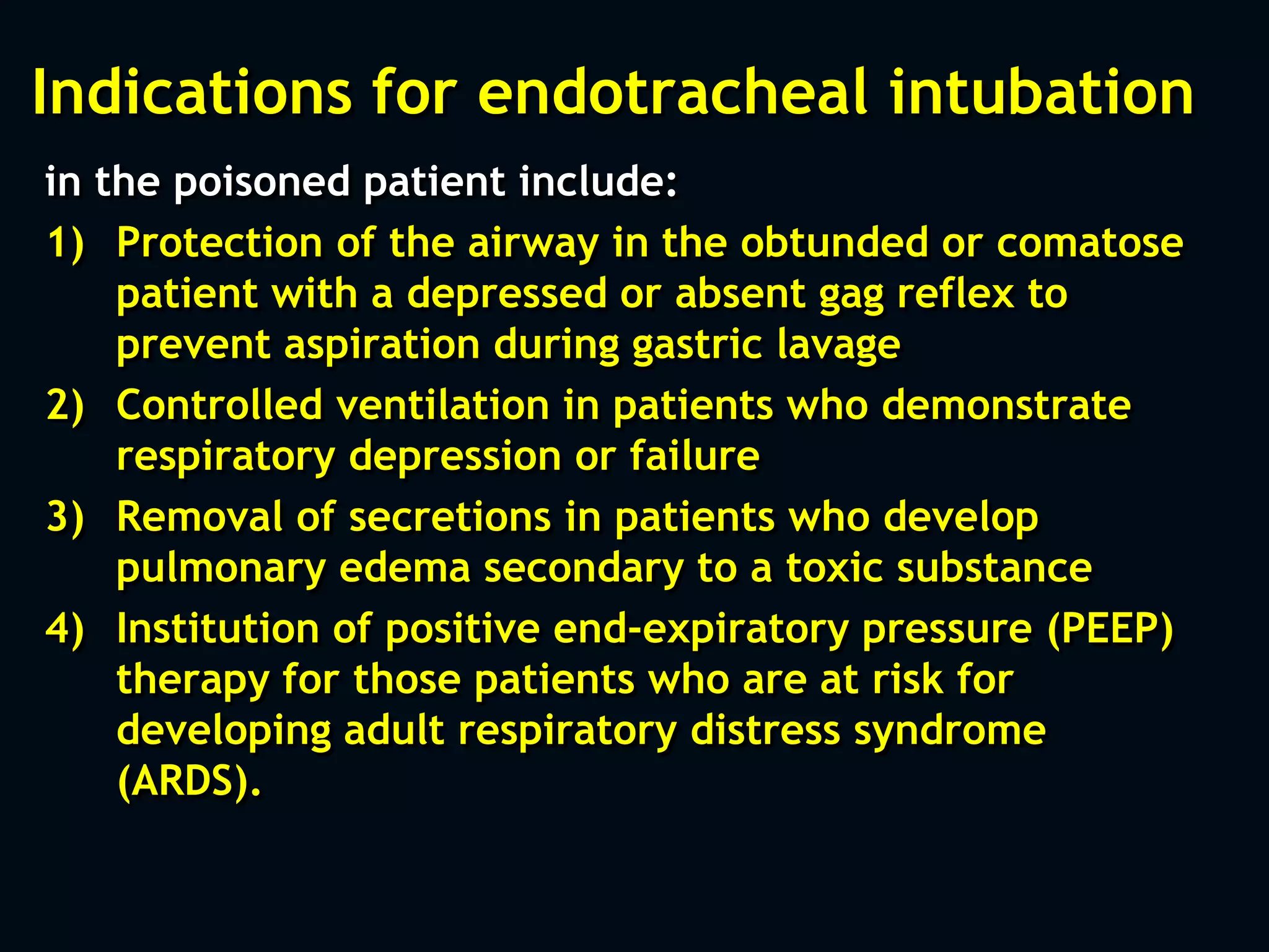Principles of Management of Acute Poisoning | PPTX