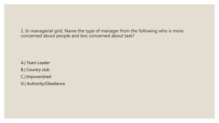 General management quiz | PPTX