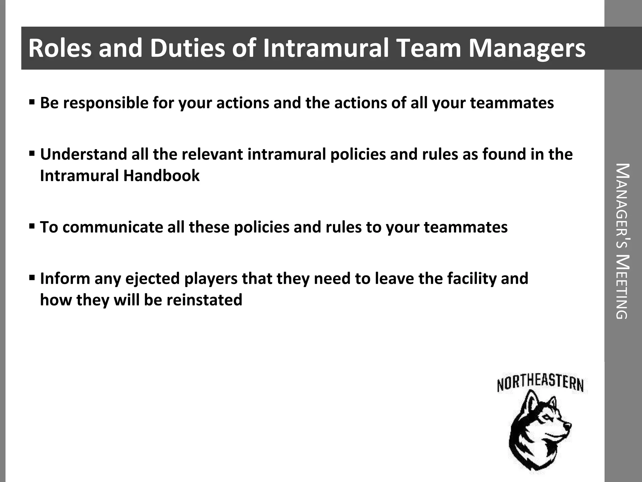 General Managers Meeting PPT | PPTX