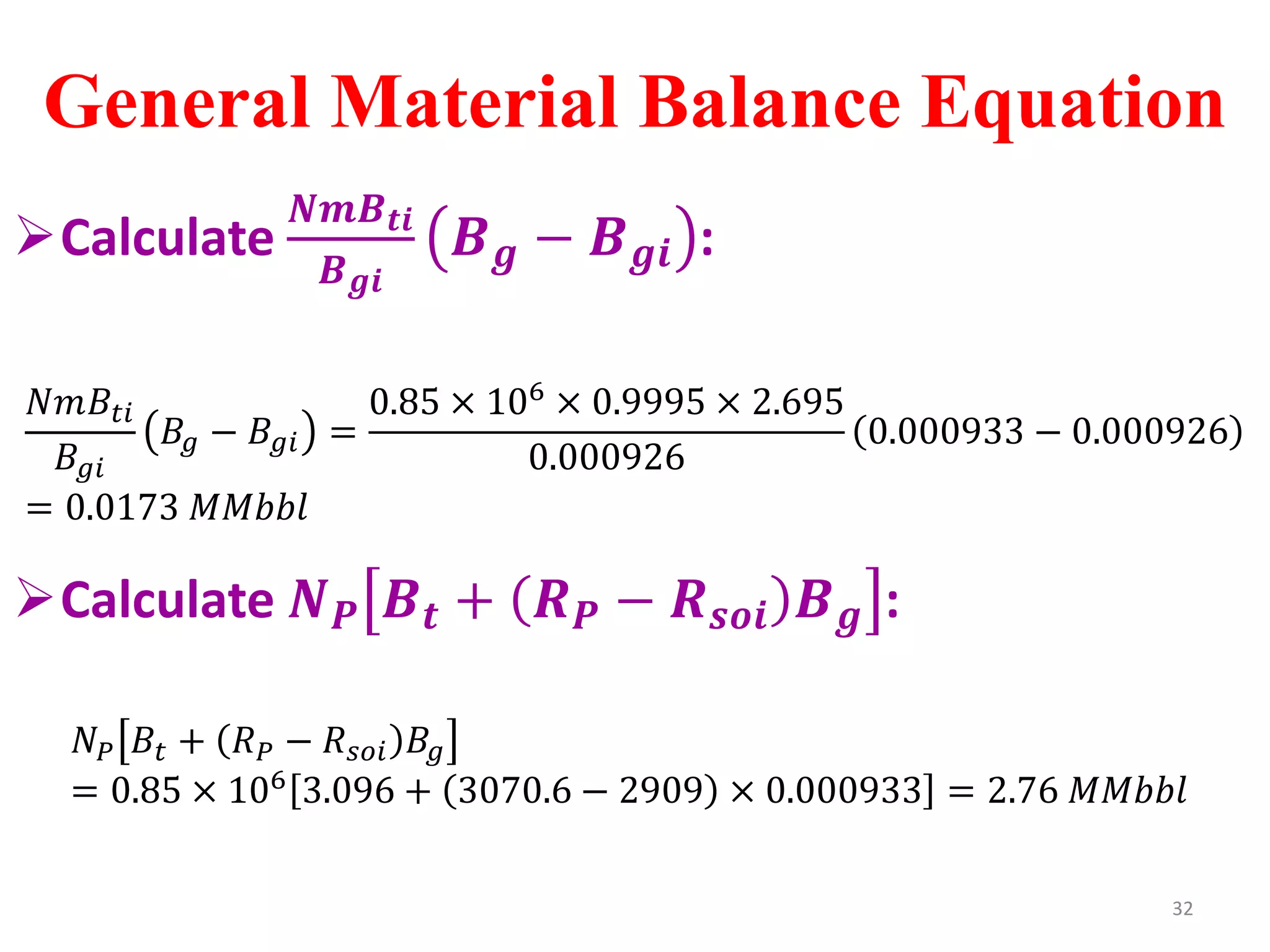 General Material Balance Equation 1.pptx