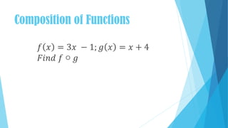 General Mathematics - Composition of Functions | PDF