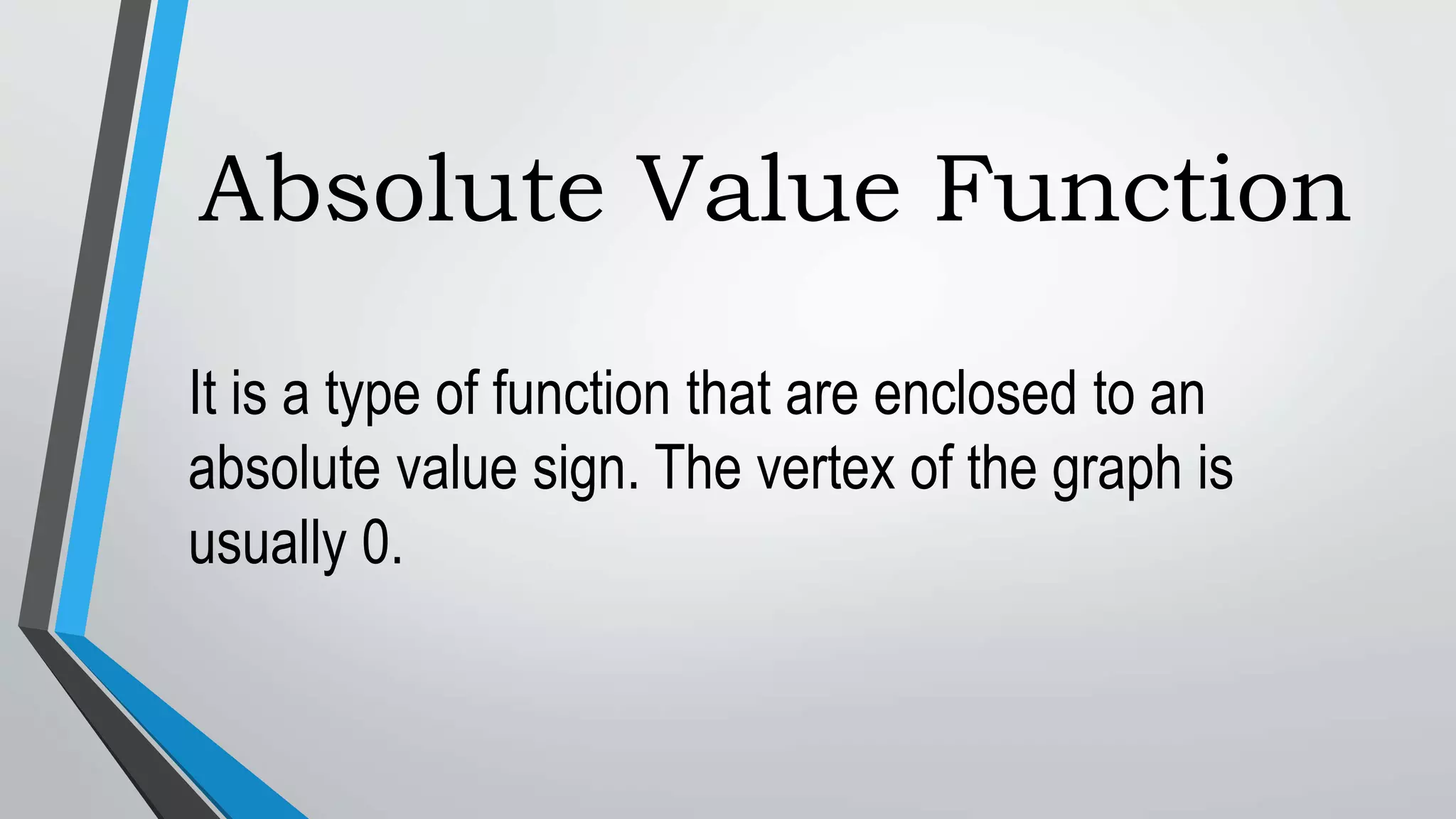 General Mathematics - Representation and Types of Functions | PPTX