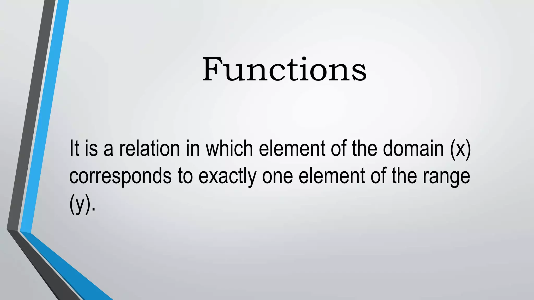 General Mathematics - Representation and Types of Functions | PPTX