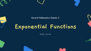 General mathematics Exponential Function | PDF