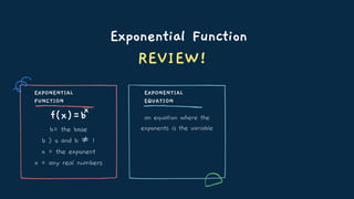 General mathematics Exponential Function | PDF