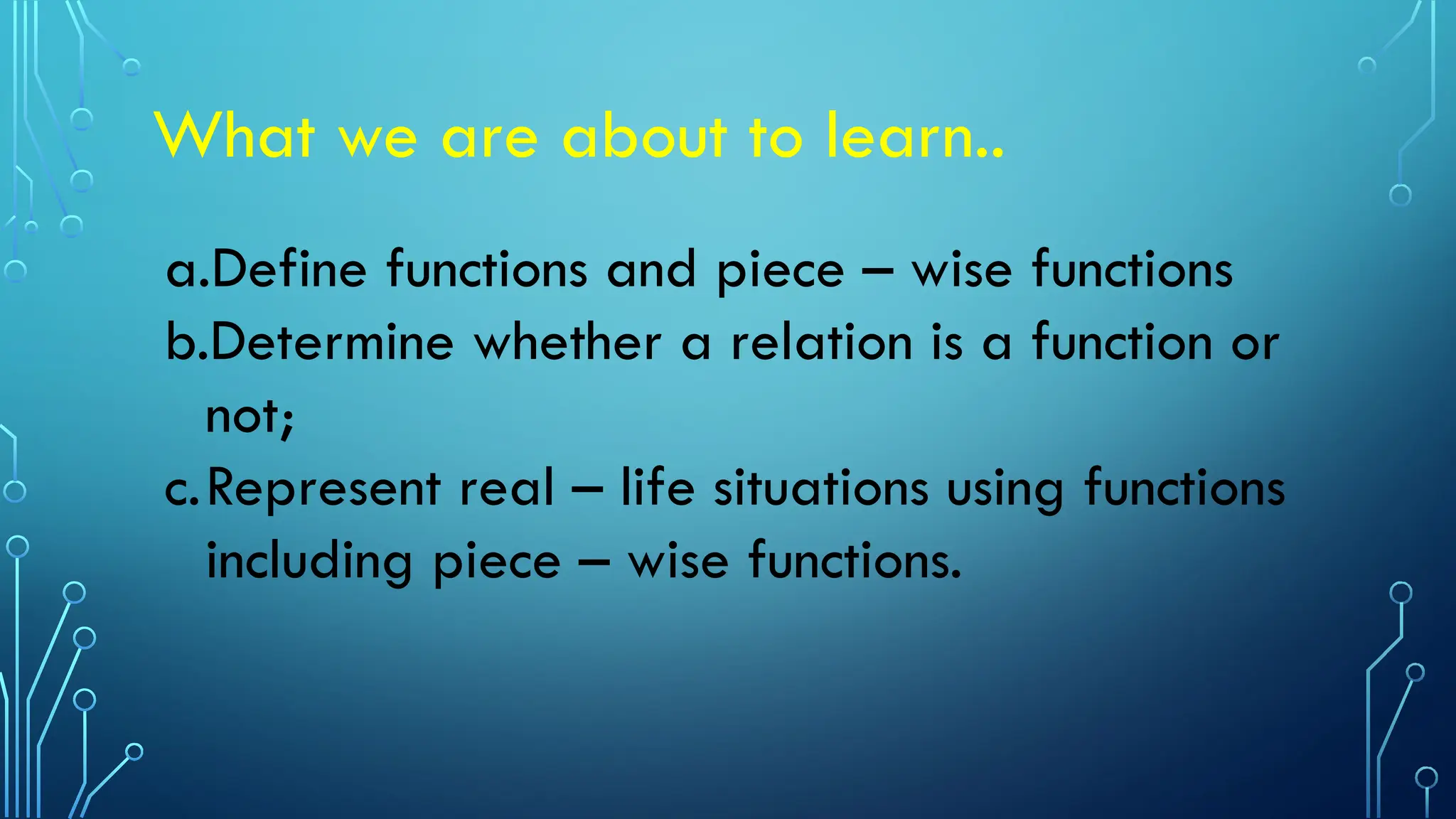 GENERAL MATHEMATICS First lesson for Grade-11. pptx | PPTX