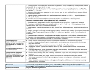 Comprehensive Grade 11 Lesson on Arithmetic and Geometric Sequences and ...