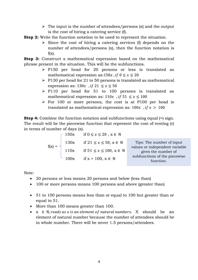 PIECEWISE FUNCTION | PDF | Home Entertainment Systems | Consumer ...
