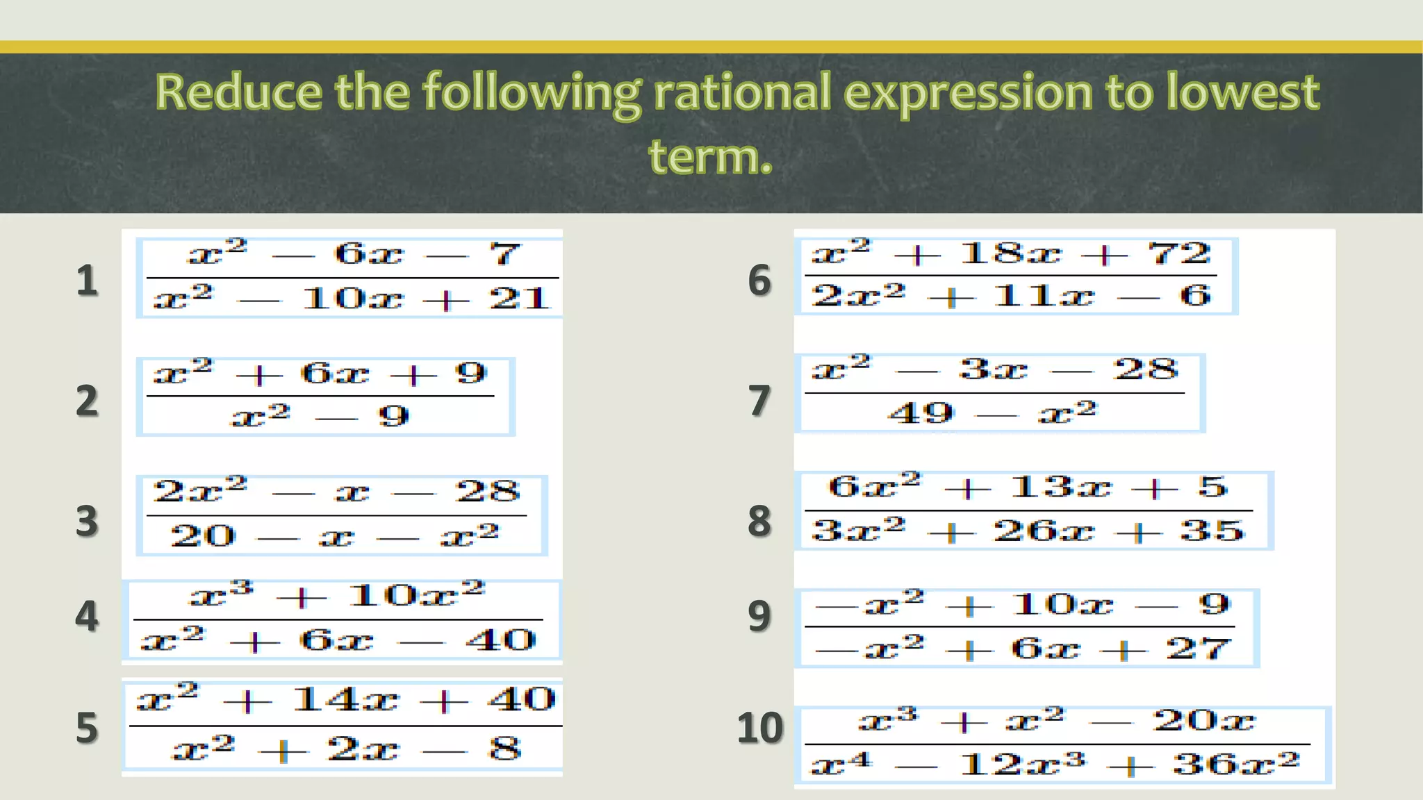 General Math Lesson 2 | PPTX
