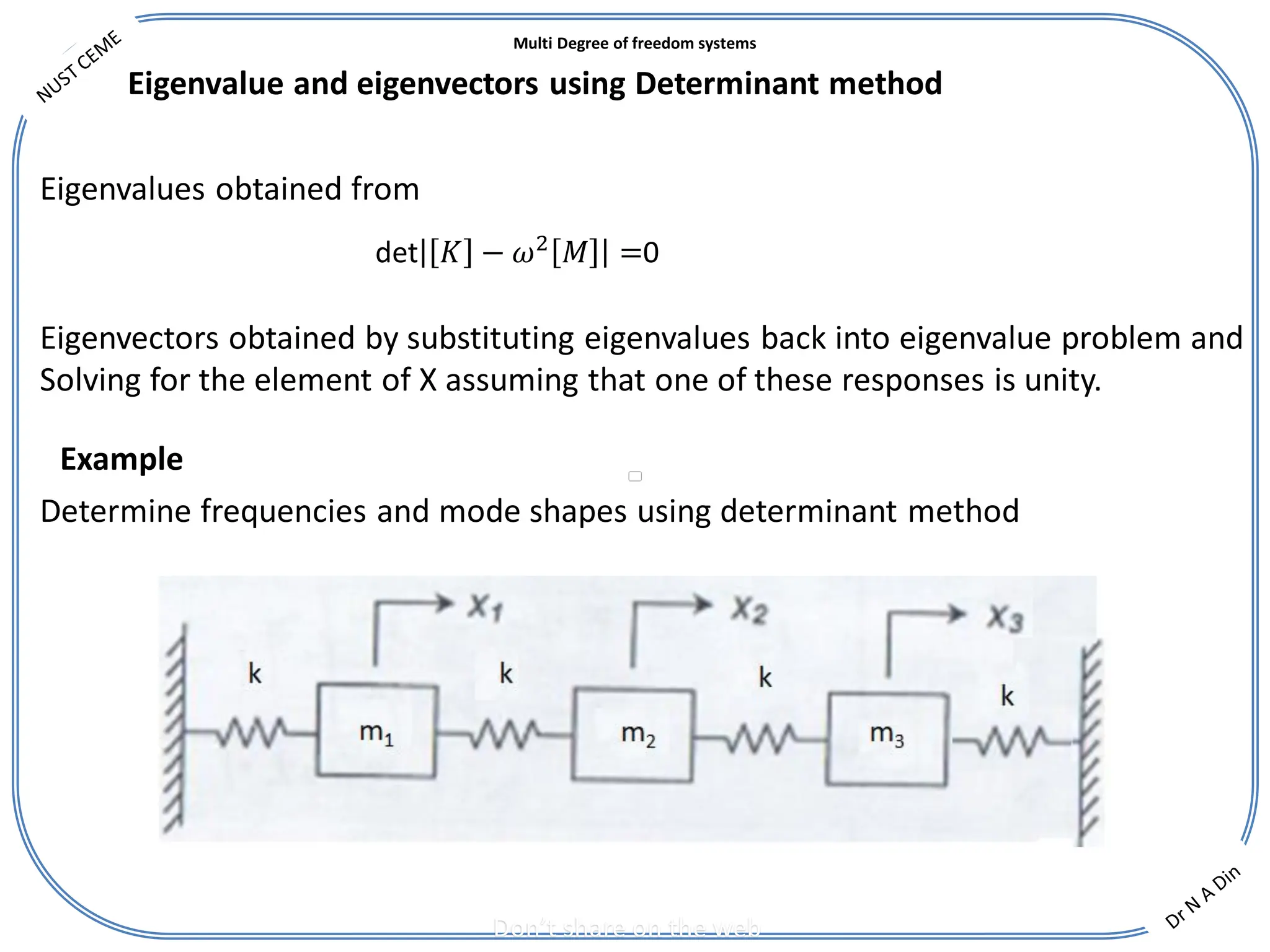 General MDOF System Equations and Solution.pdf