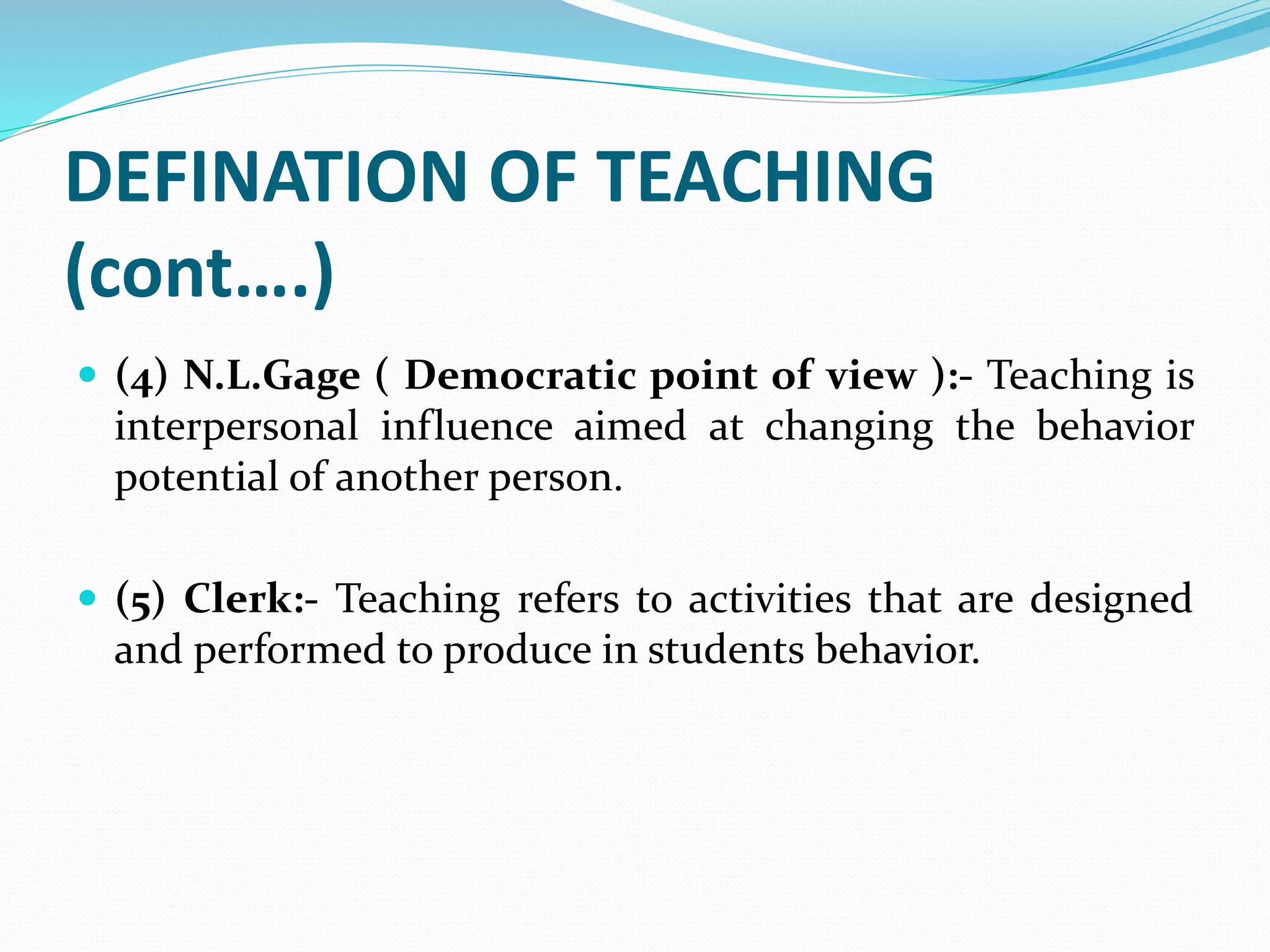 General method of teaching edited | PPT