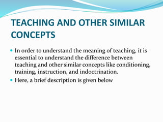 General method of teaching edited | PPT